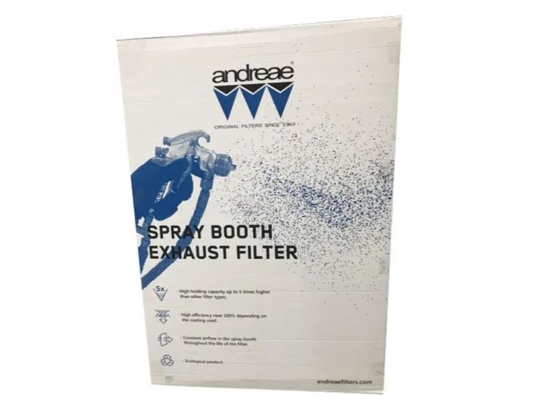 Andrea filter för sprayvägg i målarbås (1x10m) - Original